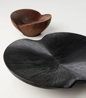 ZANAT Kala Low Walnut Bowl Monica Förster