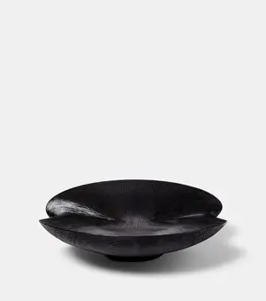 ZANAT Kala Low Walnut Bowl Monica Förster - Black