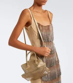 Attico La Passeggiata Top-handle Bag - Gold