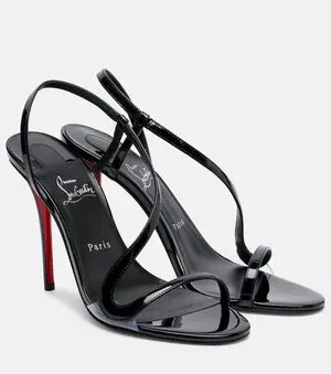 CHRISTIAN LOUBOUTIN Rosa Z Patent Leather Sandals