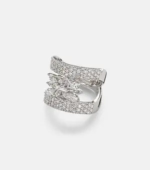 Yeprem 18kt White Gold Diamond Ring - Silver