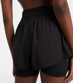 Adidas By Stella McCartney Logo Shorts - Black