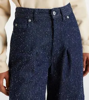 Jacquemus Logo Barrel-leg Jeans - Blue