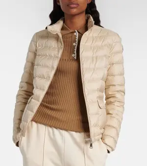 Moncler Lans Down Jacket - Beige