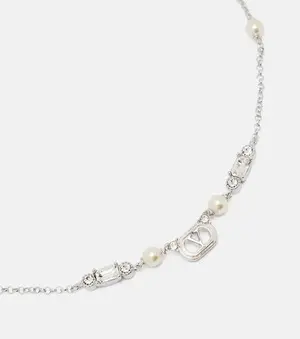 Valentino Garavani Ovalette Swarovski®-embellished Necklace