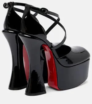 CHRISTIAN LOUBOUTIN Patent Leather Platform Pumps