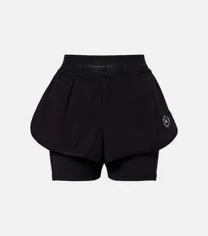 Adidas By Stella Mccartney Layered Sports Pants For Women