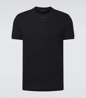 Prada Cotton Jersey T-shirt - Black