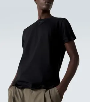 Prada Cotton Jersey T-shirt - Black