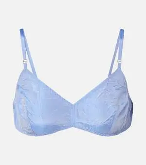 Prada Silk Bra - Blue