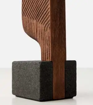 ZANAT Moai Walnut Bookend Patrick Norguet