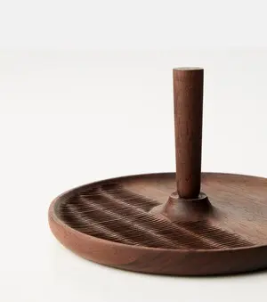 ZANAT Nakit Walnut Decorative Tray Monica Foerster