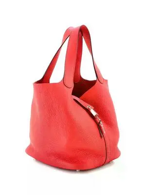 Hermès Picotin Lock Mm Bucket Bag - Red