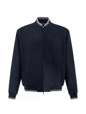 Paul & Shark Striped Bomber Jacket