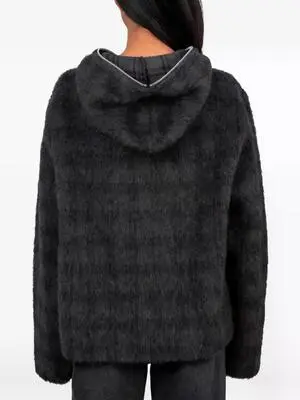 Our Legacy Checked Zip-up Hoodie