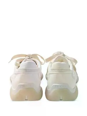 Prada Leather Sneakers - White