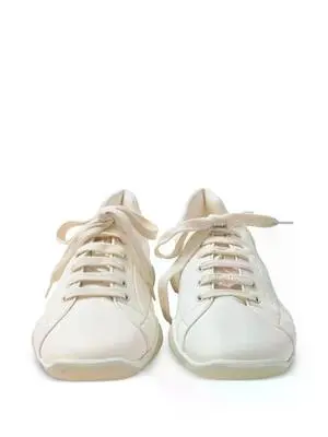 Prada Leather Sneakers - White
