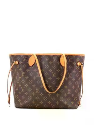 LOUIS VUITTON Neverfull Mm Monogram Canvas Tote Bag