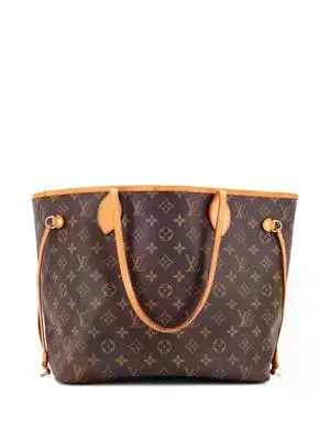 LOUIS VUITTON Neverfull Mm Monogram Canvas Tote Bag