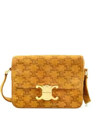 Celine Triomphe Teen Shoulder Bag - Brown