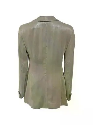 Giorgio Armani Striped Single-breasted Blazer
