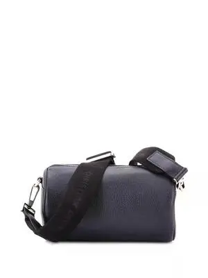 Dior Logo Roller Messenger Bag Embossed Leather Shoulder Bag