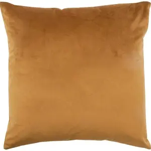 RENWIL Verona Velvet & Linen Accent Pillow - Camel