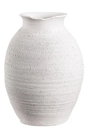 RENWIL Zeb Indoor Ceramic Vase - White