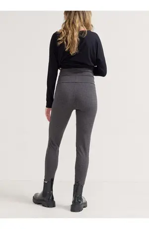 Hatch The Bodyflex Legging - Grey Houndstooth
