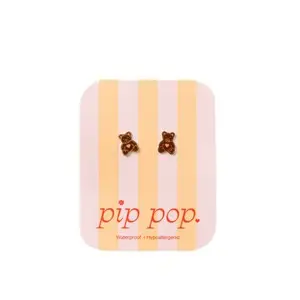 PIP POP Teddy Bear Stud Earrings