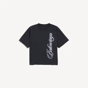Balenciaga Cursive T-shirt Medium Fit