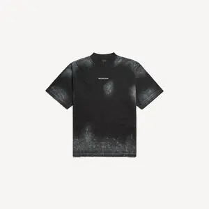 Balenciaga Back Medium Fit T-shirt - Black