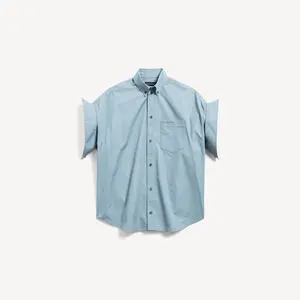 Balenciaga Curved Hem Shirts For Women