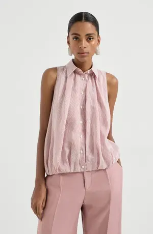 Brunello Cucinelli Elasticated Shirts For Women
