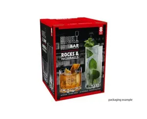 RIEDEL 8 Piece Bar Glassware Set