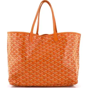 Goyard Saint Louis Tote Coated Canvas Pm - Orange