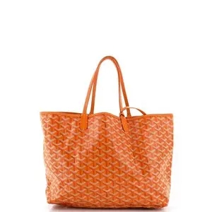 Goyard Saint Louis Tote Coated Canvas Pm - Orange