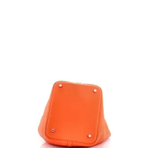 Hermès Picotin Lock Bag Clemence Mm - Orange