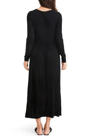 Hatch The Softest Rib Long Sleeve Maxi Dress