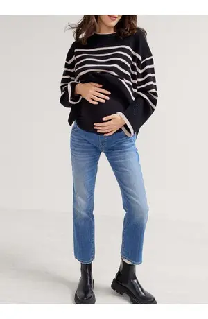 Hatch The Over The Bump Straight Maternity Jean
