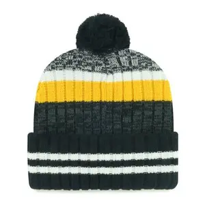 '47 Pittsburgh Steelers Quiver Cuffed Knit Hat With Pom