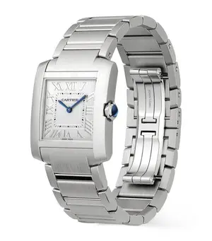 Cartier Medium Stainless Steel Tank Française Watch