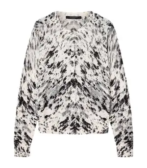 ALLSAINTS Wool Printed Anouk Cardigan