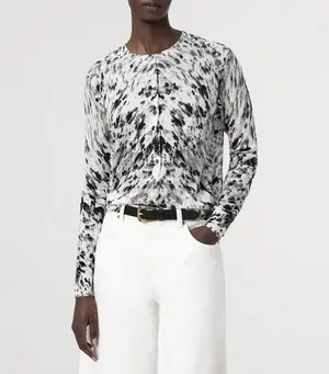 ALLSAINTS Wool Printed Anouk Cardigan
