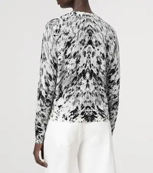 ALLSAINTS Wool Printed Anouk Cardigan