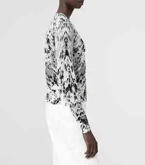 ALLSAINTS Wool Printed Anouk Cardigan