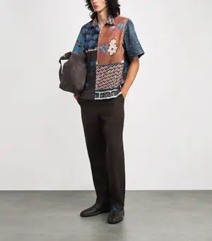 Paul Smith Cotton Mix-up Short-sleeve Shirt