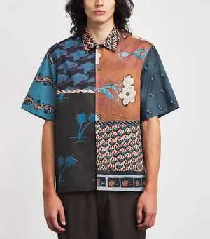 Paul Smith Cotton Mix-up Short-sleeve Shirt
