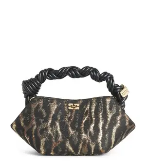 GANNI Mini Bou Top Handle Bag - Brown
