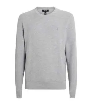 Rlx Ralph Lauren Textured Cotton-blend Crew Neck Sweater